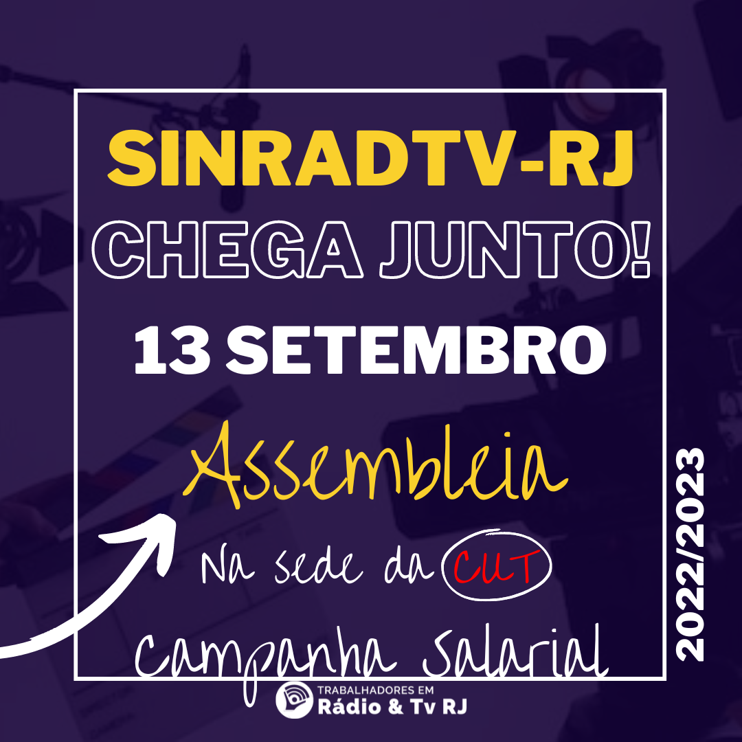 CCT do Rádio e TV Aberta 2022/2023 | Nova Assembleia já tem data: 13 de ...